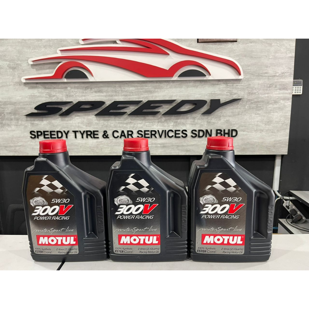5W30 - Motul 300V POWER RACING (2 Litre) 5W30 Fully Synthetic Engine Oil | Shopee Malaysia