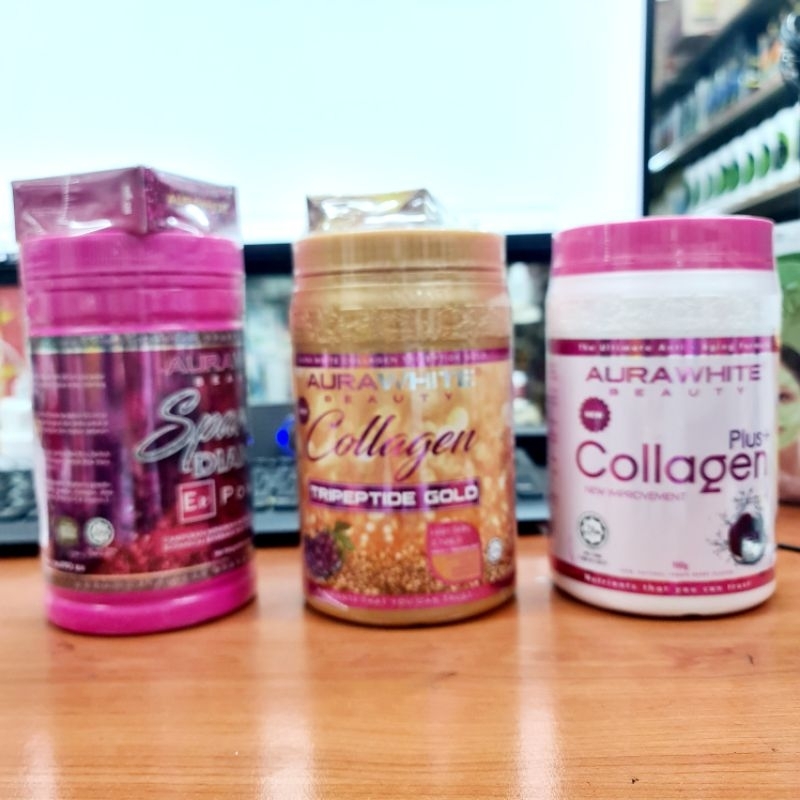 WHITE Collagen Plus / Gold / Sparkle Diamond 100% ORI | Shopee Malaysia