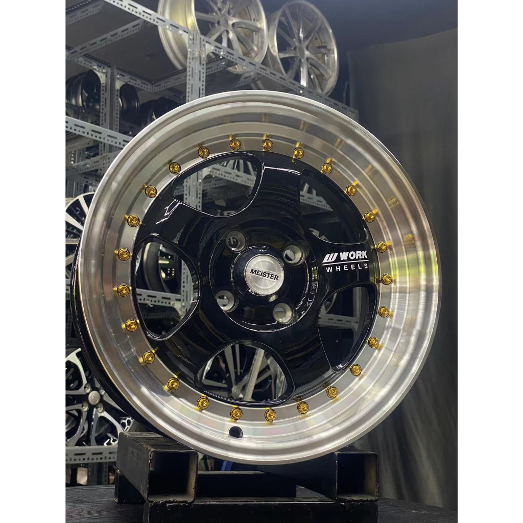 WORK MESITER S1 15X7JJ ET38 PCD4X100 FOR MYVI,VIOS,CITY,ALMERA | Shopee ...