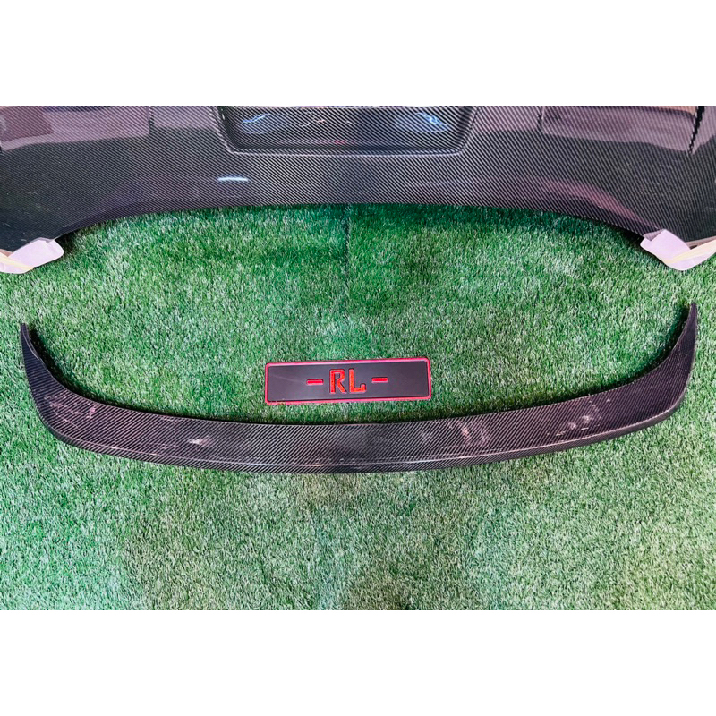 Volkswagen Golf MK6 TSI GTI R Carbon fiber rear boot center spoiler lip ...