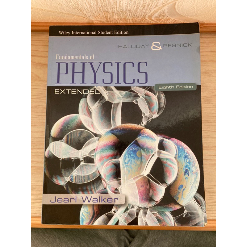 Fundamentals of Physics Extended 8th Edition Halliday & Resnick (used ...