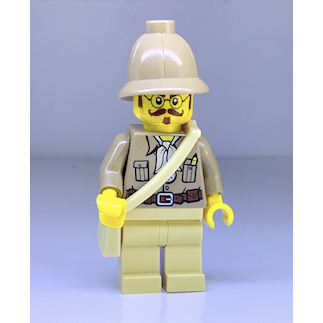 Lego Minifigures Pharoah's Quest pha002 Professor Archibald Hale ...