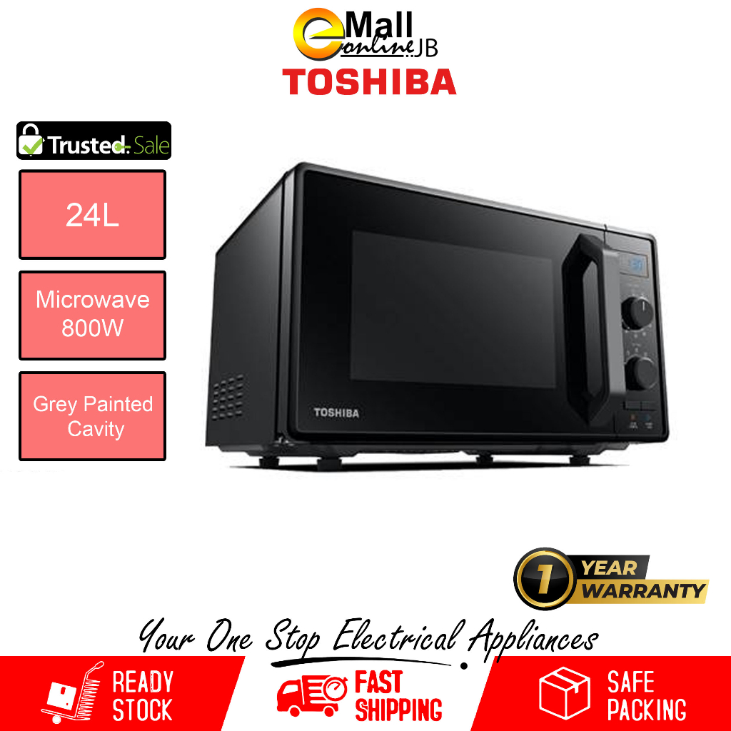 Toshiba 24L Microwave Oven MW2-MM24PF(BK) BLACK MW2MM24PF(BK) | Shopee ...