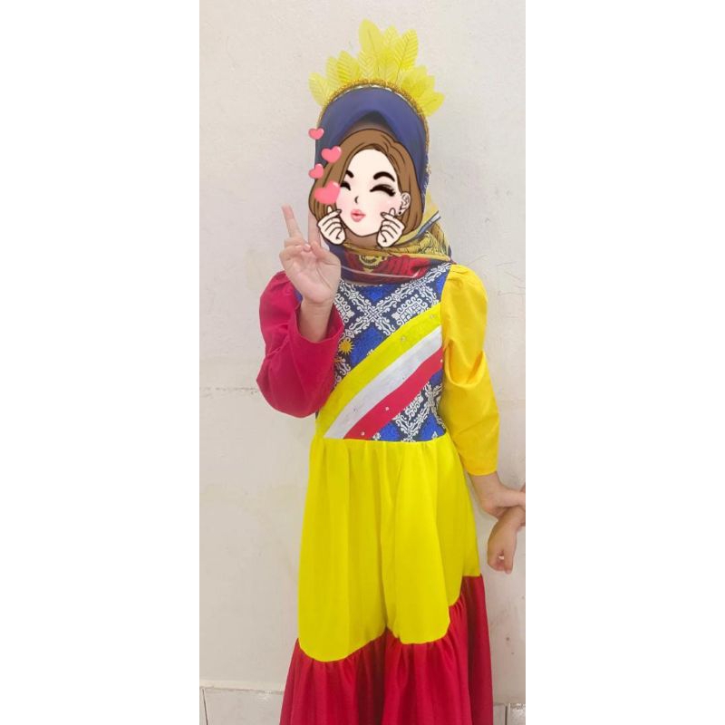 MERDEKA COSTUME GIRL PRELOVE 5y-6y | Shopee Malaysia