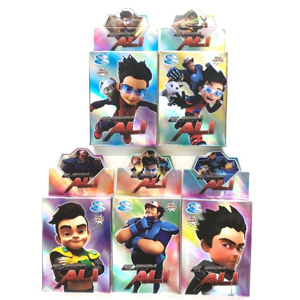 ejen ali trading cards kad ( 1 box 24 pcs) swap collection card ...