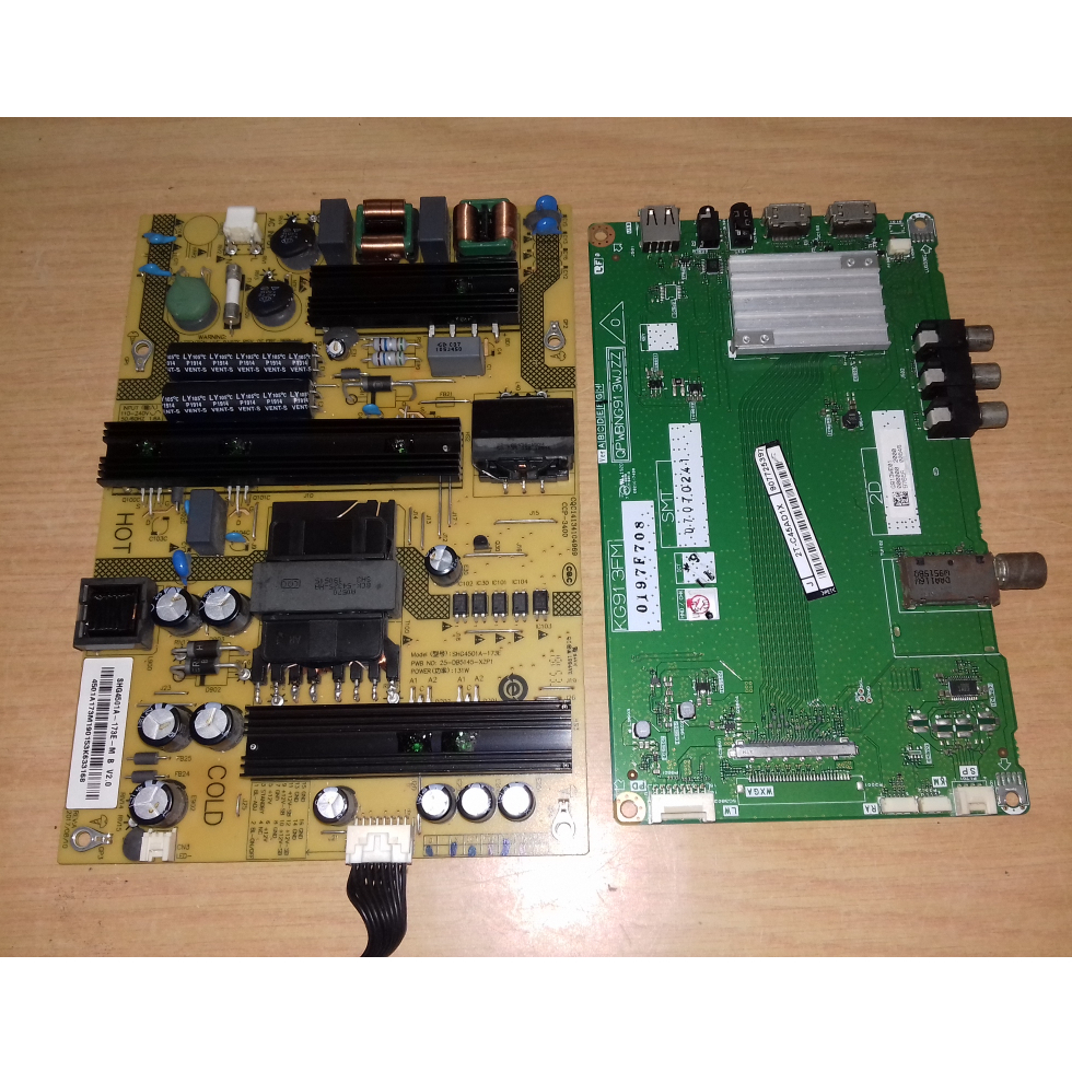(BD232) SHARP 2T-C45AD1X LED TV QPWBNG913WJZZ / KG913FM / SHG4501A-173E ...