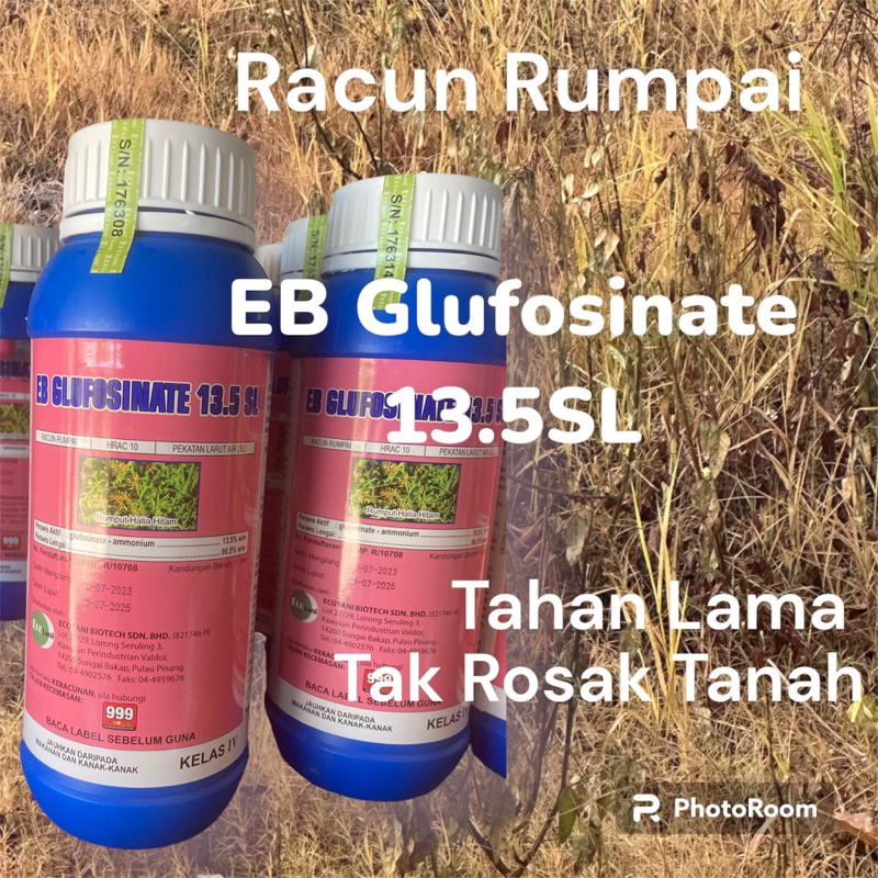 1lit. /Racun Rumpai EB Glufosinate 13.5SL / Racun Rumpai Tahan Lama ...