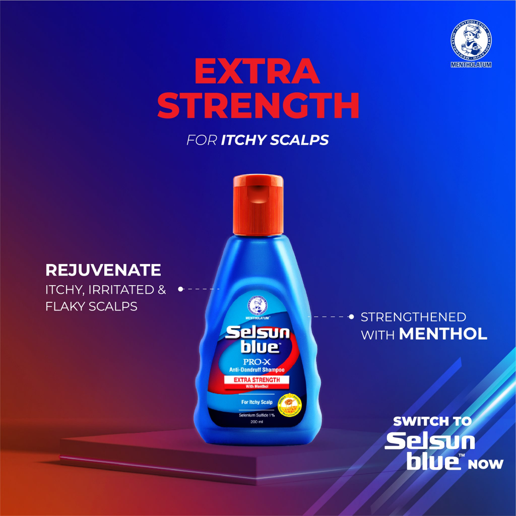 SELSUN BLUE EXTRA STRENGTH SHAMPOO 200ML & 120ML (RED) | Shopee Malaysia