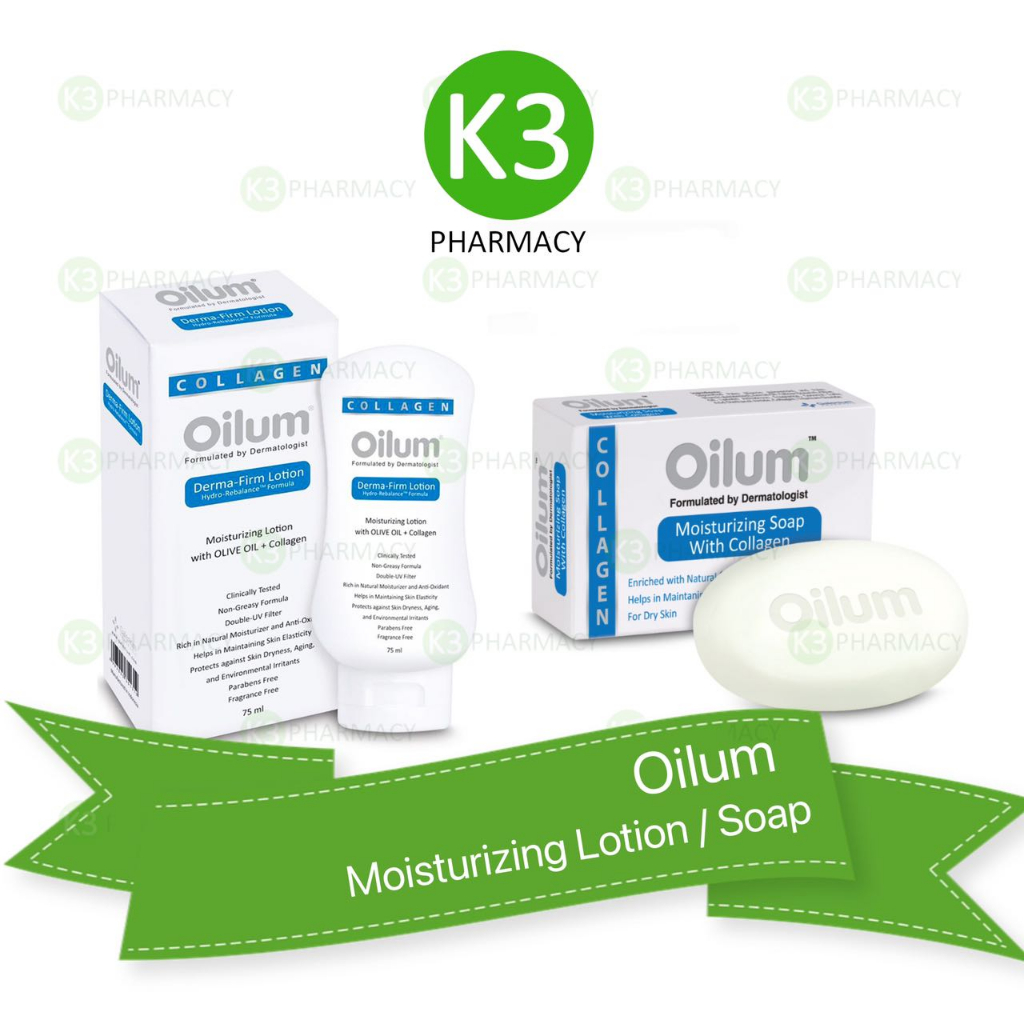 Oilum Moisturizing Soap (85G) / Oilum Moisturizing Lotion (75ML ...