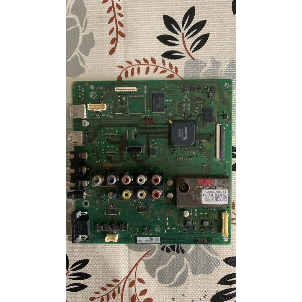 (AM057) Sony KLV-32BX300 Mainboard, Powerboard, LVDS, Cable, Button ...