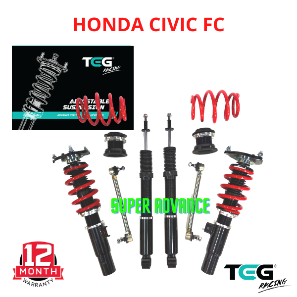 🔥READY STOCK 🔥HONDA CIVIC FC (SERVICEABLE) TEG RACING ADJUSTABLE ...