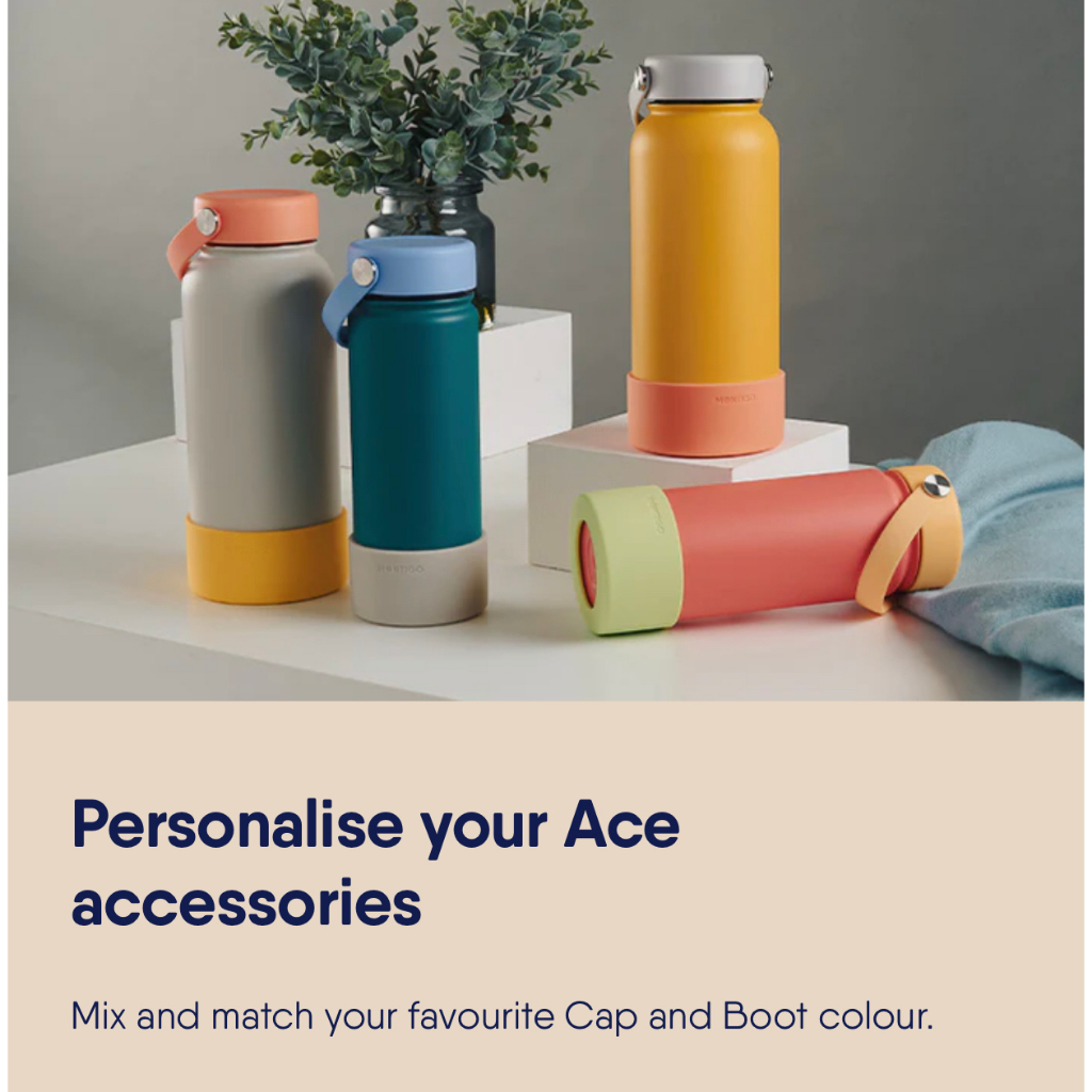 (New Logo) Montigo Non-Slip Boot/Bottom for ACE bottles (to fit 14oz ...