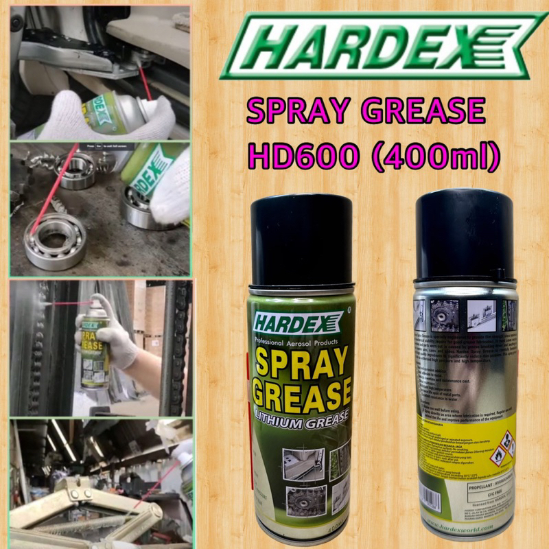 ORIGINAL HARDEX HD 600 SPRAY GREASE LUBRICANT READY STOCK | Shopee Malaysia