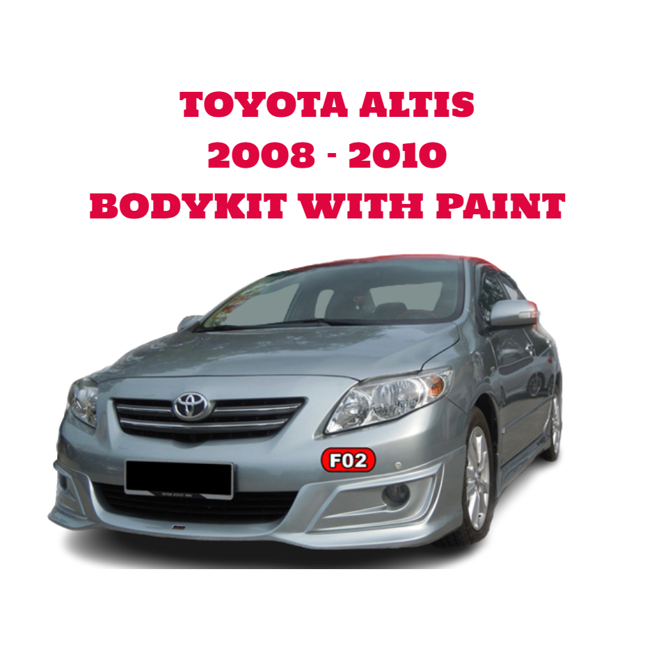Toyota Altis 2008-2010 FRP Bodykit with Paint | Shopee Malaysia