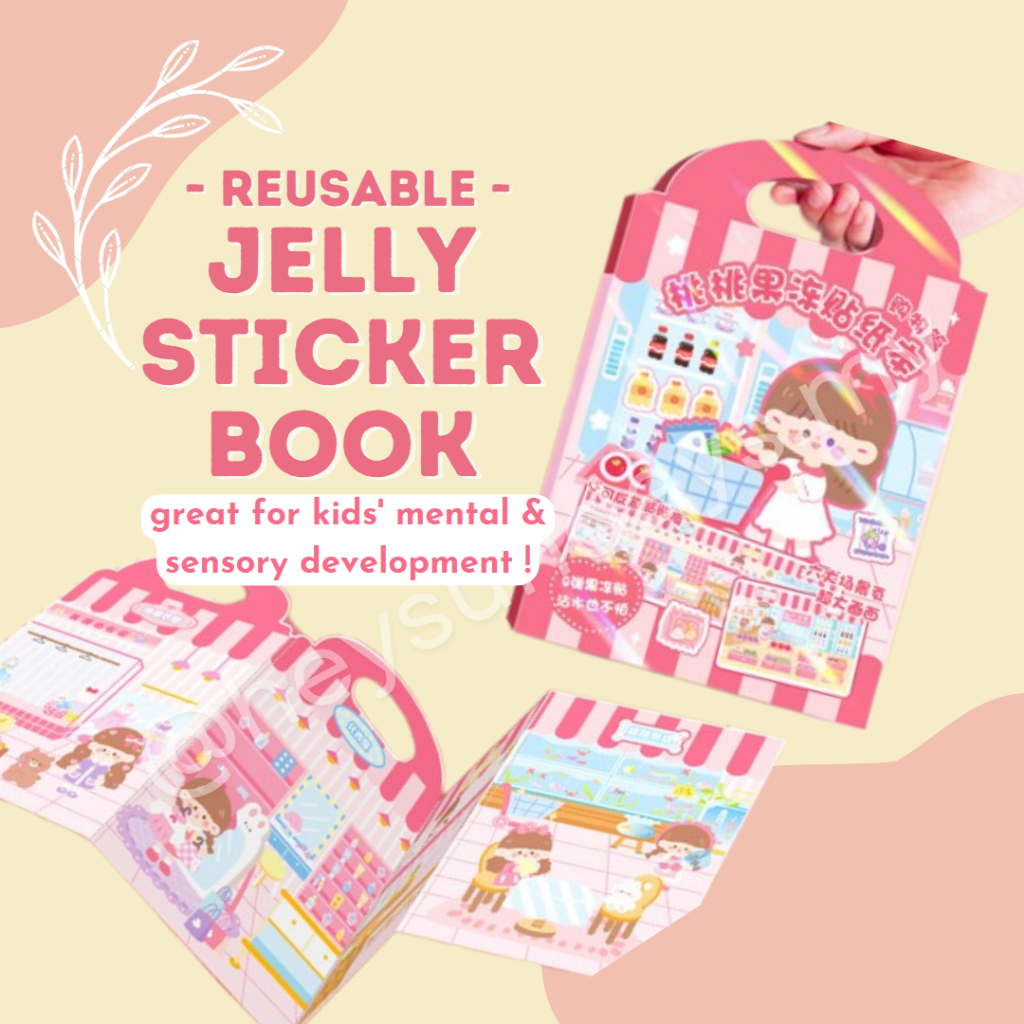 [CLEARANCE] Premium Reusable Children Sticker Book | Sensory Learning ...