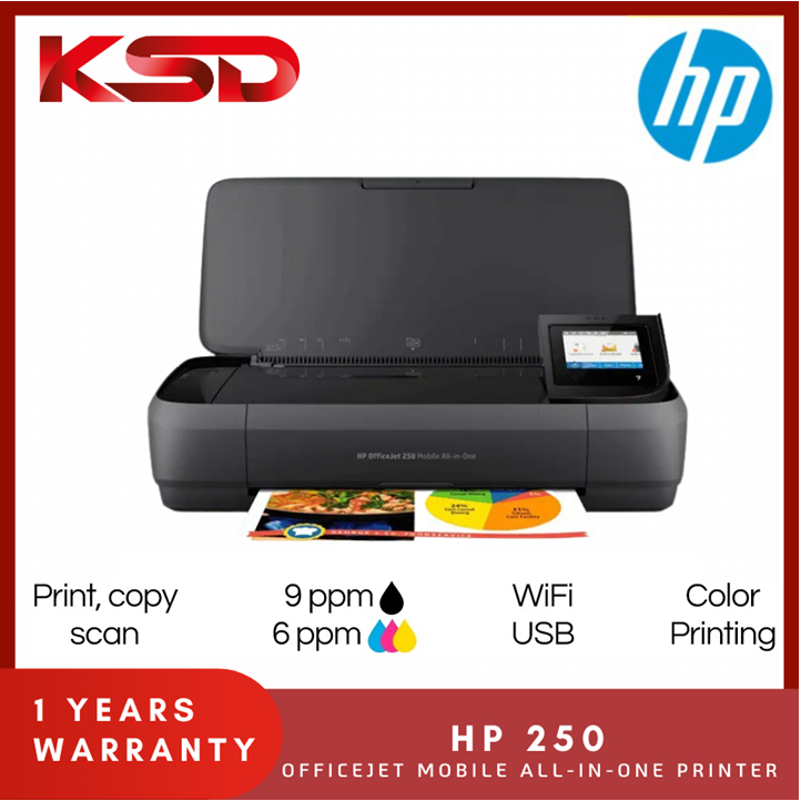 HP 250 / HP OFFICEJET 250 / HP MOBILE OFFICEJET 250 ALL-IN-ONE PRINTER ...
