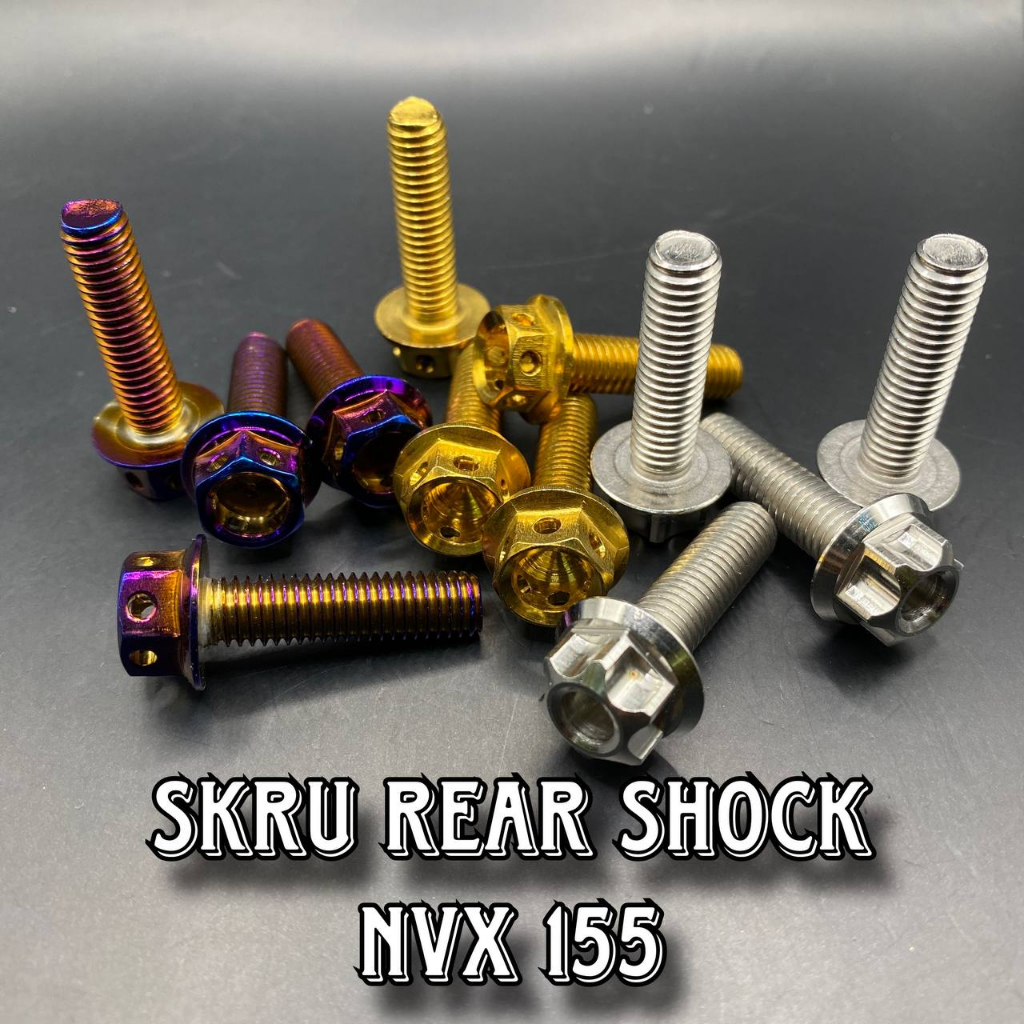 🇹🇭🔥SET SKRU REAR SHOCK ABSORBER YAMAHA NVX 155 / NMAX🔥🇹🇭 ORIGINAL HENG ...