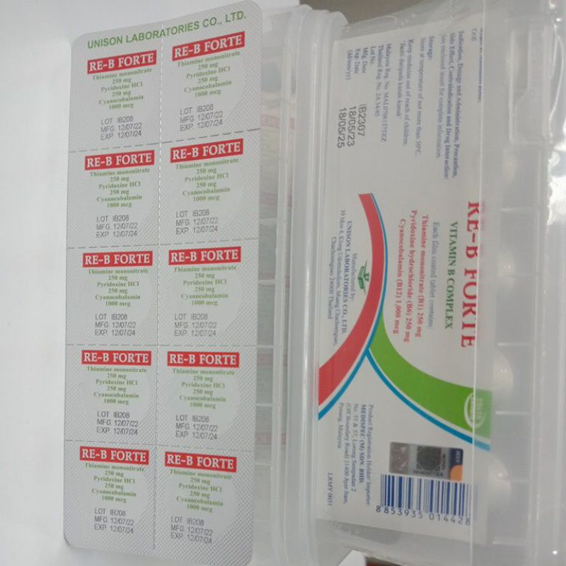 RE-B FORTE Vitamin B complex 10's | Shopee Malaysia