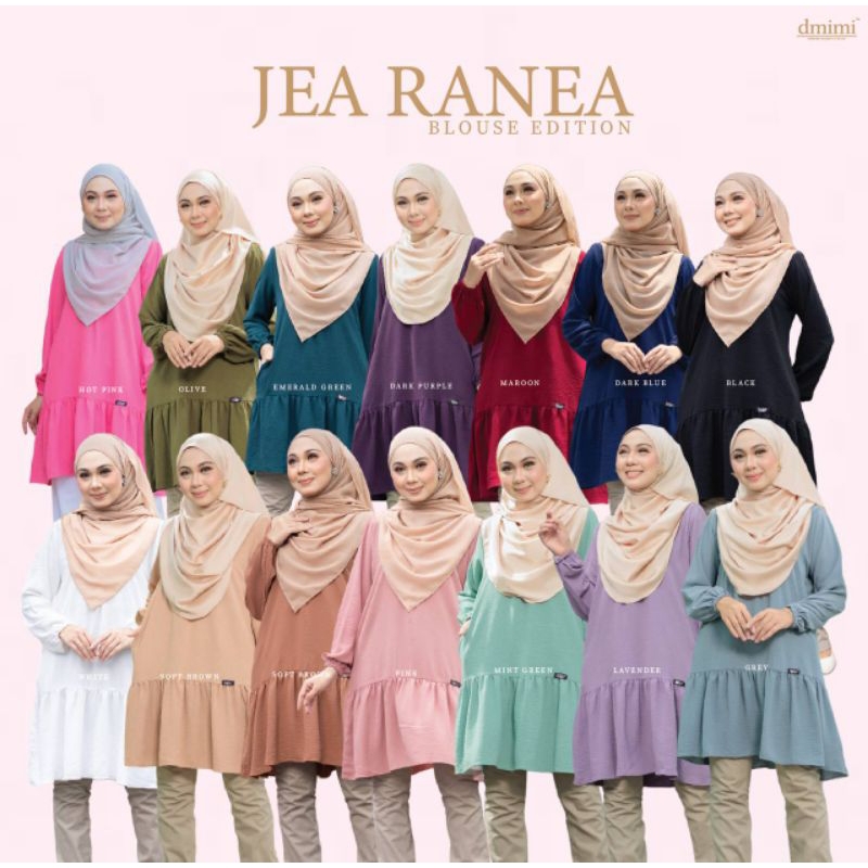 💥NEW RELEASE💥 Ironless Blouse • Blouse Jea Ranea Vol.2 | Shopee Malaysia