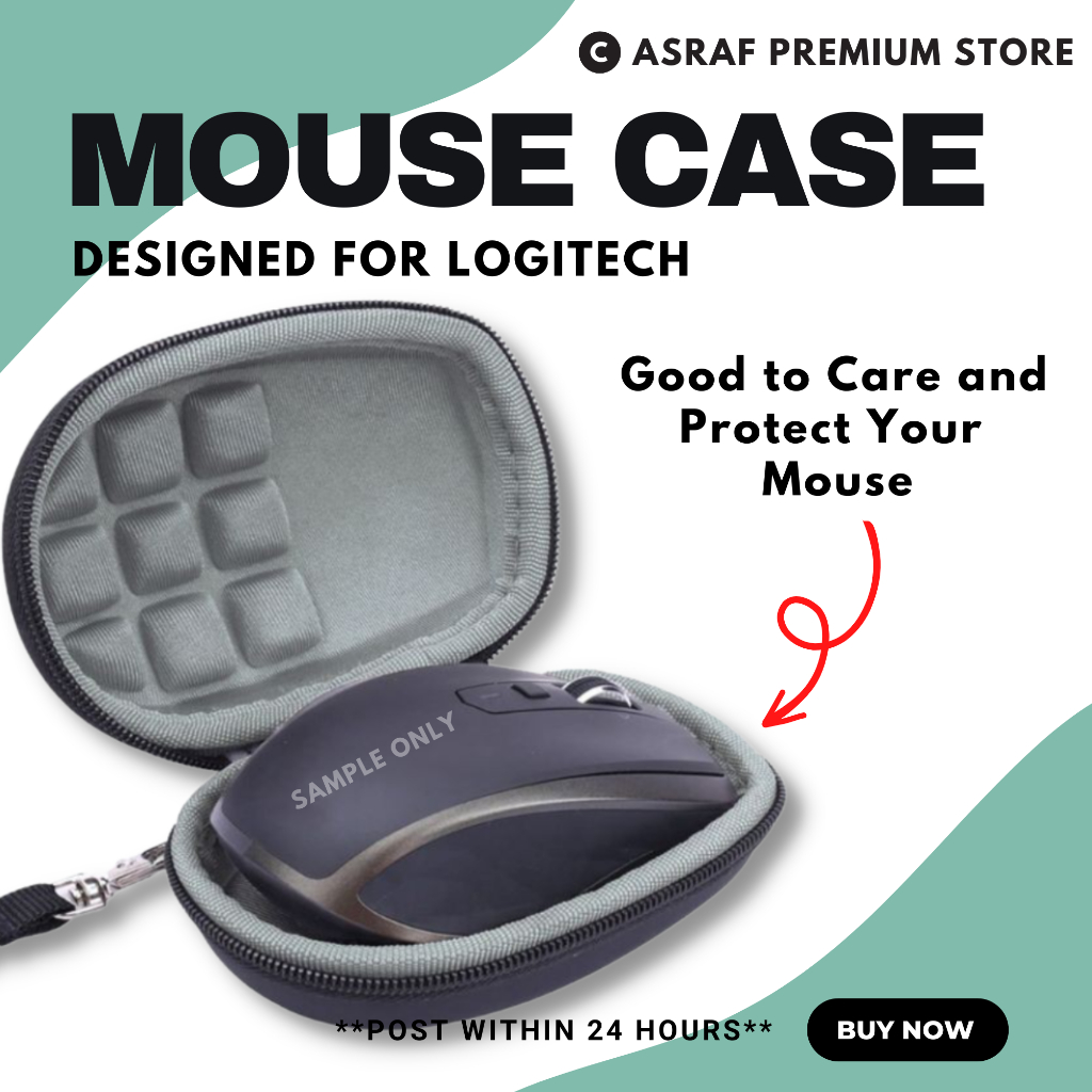 [Post 24H, Msia Stock] Storage Mouse Protective Cover Case Travel ...