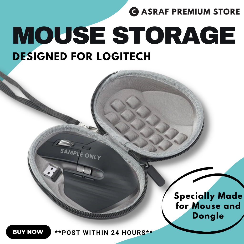 [Post 24H, M'sia Stock] Wili Carrying Bag Gaming Mouse Storage Box Case ...