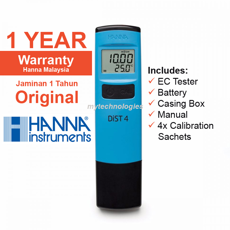 Hanna EC Tester fertigasi baja ab Hanna Instruments DIST4 HI98304 ec ...