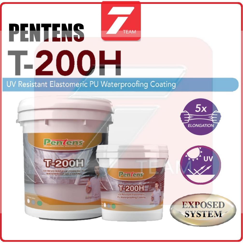 20KG PENTENS T-200H PU WATER PROOFING UV RESISTANT ELASTOMERIC PU ...
