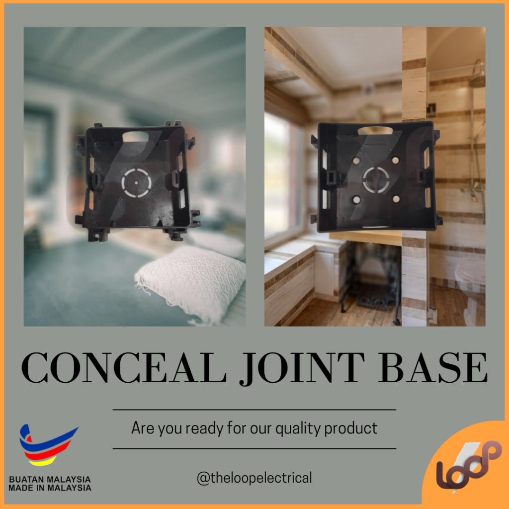 [READY STOCK] CONCEAL JOINT BASE 3X3 / 4WAY CONCEAL JOINT BASE (MEDIUM ...