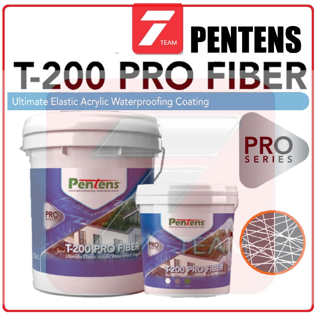 20KG Pentens T200 PRO FIBER / PENTENS T-200 Resistant Elastomeric ...