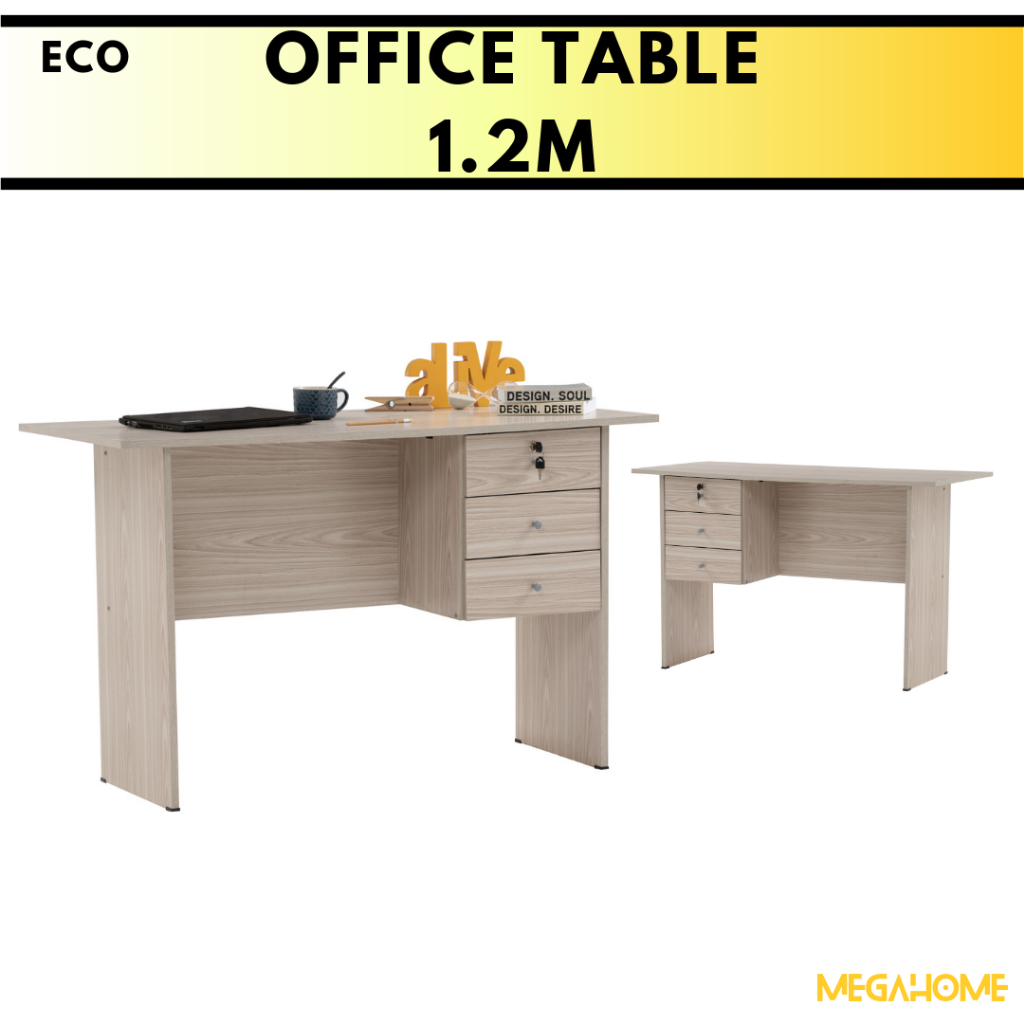ECO 1.2M Computer Table/ Working Table/ Office Table/ Meja Komputer ...
