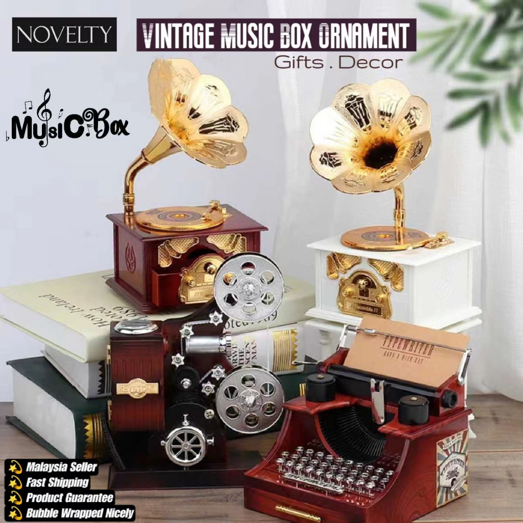 Novelty Gifts Classical Music Box Souvenir Kotak Muzik Klasik Hadiah ...