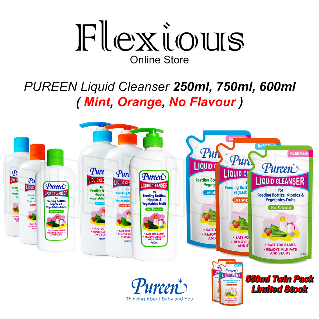 *PUREEN* Liquid Cleanser 250ml, 750ml, 550ml, 600ml - ( Mint ...
