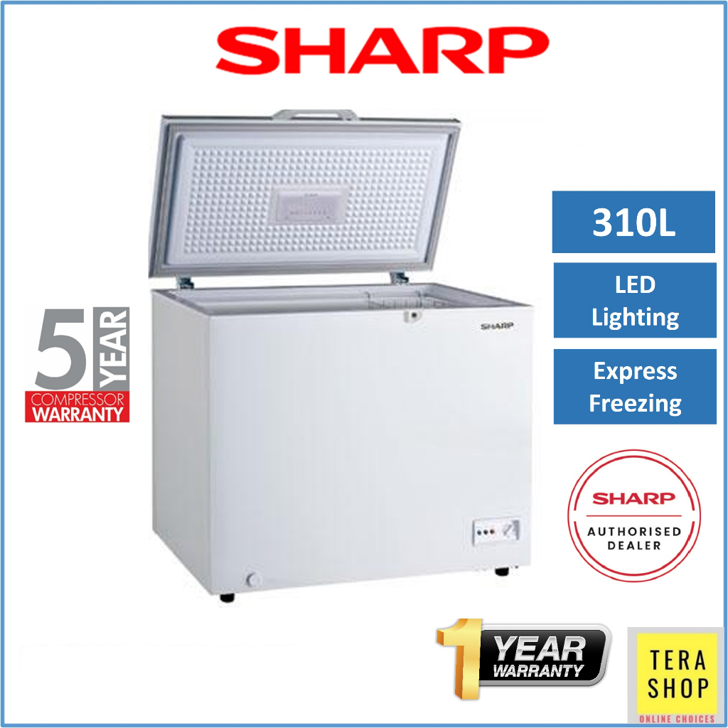 Sharp 110L / 160L / 220L / 310L Chest Freezer Dual Function Freezer ...