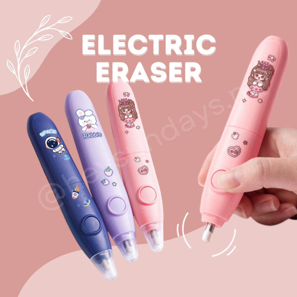 Cute Electric Eraser Pen | Automatic Electronic Eraser Refill | School ...