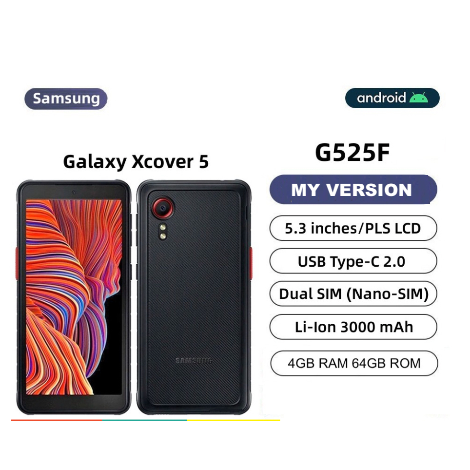 Samsung Galaxy XCover 5 Mid Range Rugged Samsung Smartphone with ...