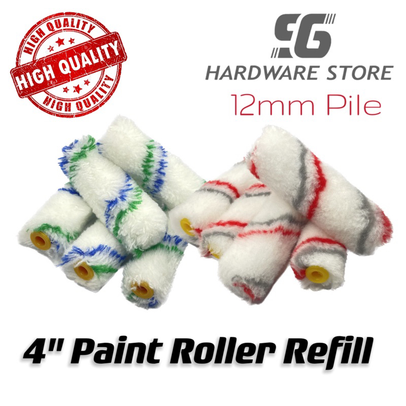🔥Ready stock🔥现货🔥4" Heavy Duty Paint Roller Refill 4寸油漆滚筒 优惠价 | Shopee ...