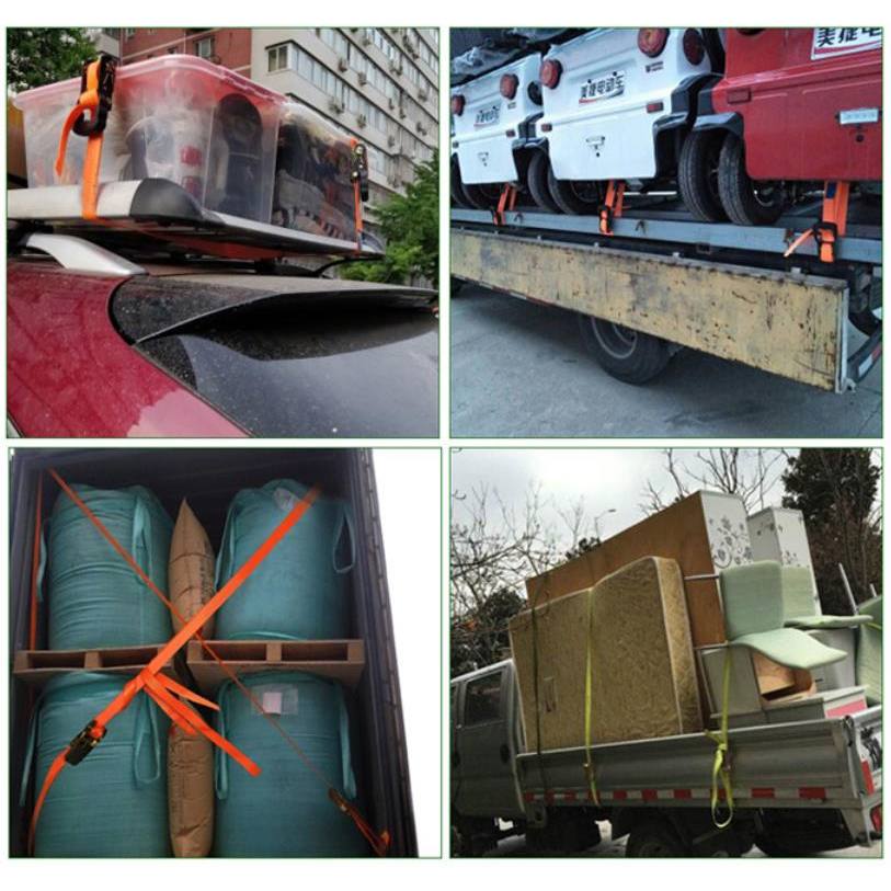 SUPPORT UP TO 800kg Cargo Lashing Belt Canvas Ratchet Tie Down Straps Tali Pengikat Barang di ...