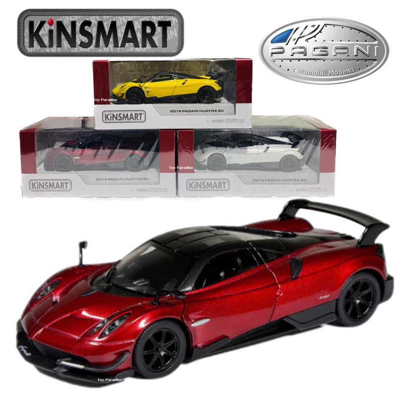 Original Kinsmart 2016 Pagani Huayra BC Scale 1/38 KT5400 Die-Cast ...