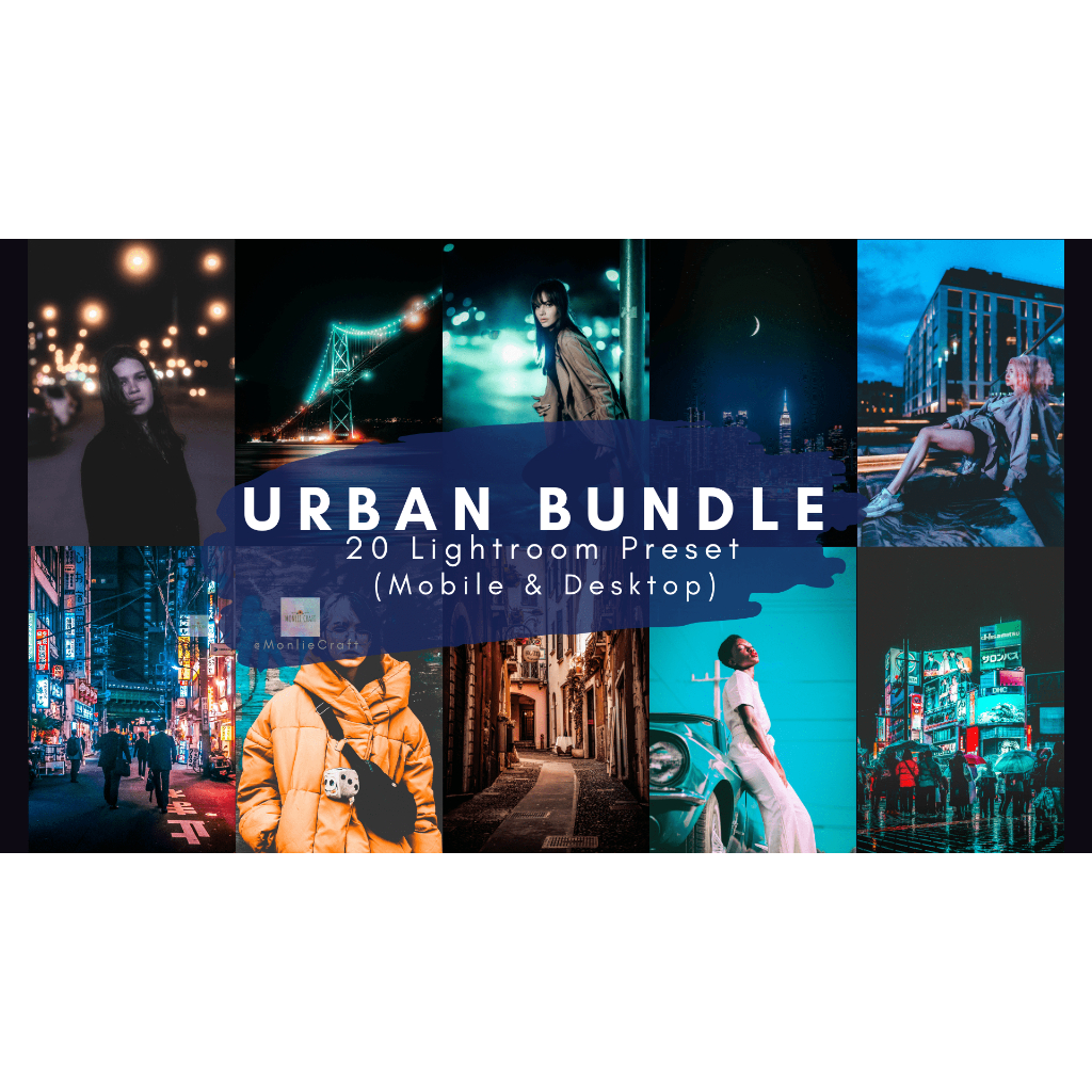 20 URBAN Lightroom Preset for Mobile & Desktop | DNG & XMP | Shopee ...