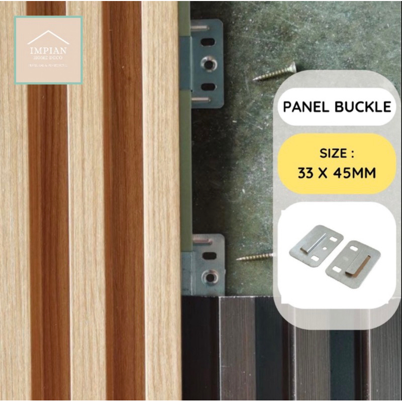 Panel Buckle 10pcs for Fluted Wall Panel | Shopee Malaysia