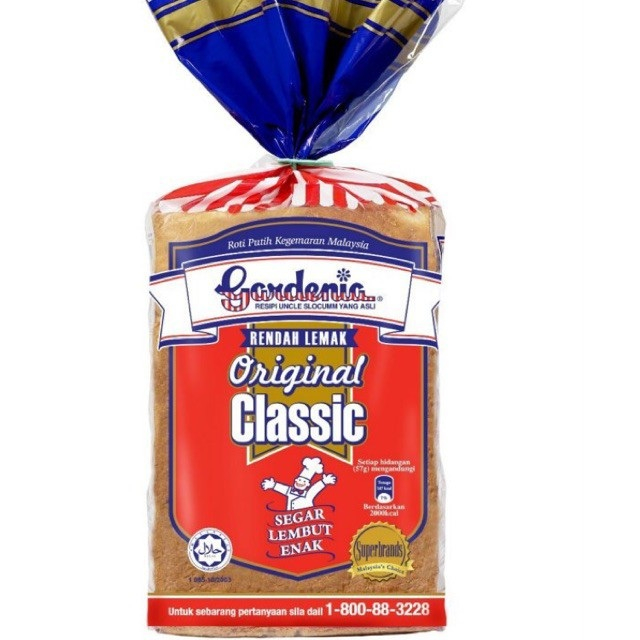 ROTI BUKU GARDENIA ROTI GARDENIA ORIGINAL CLASSIC 400G | Shopee Malaysia