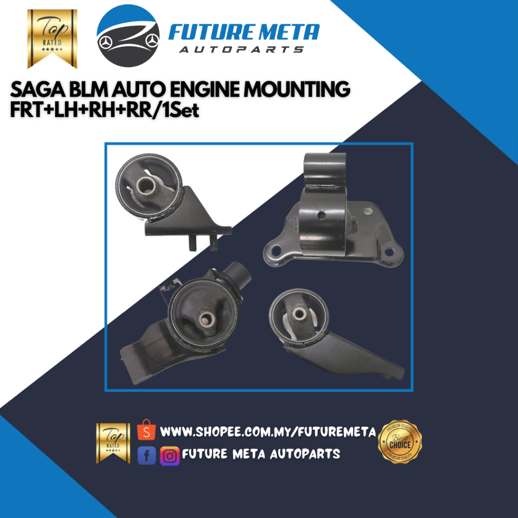 PROTON SAGA BLM (AUTO) ENGINE MOUNTING (1SET-4PCS) | Shopee Malaysia