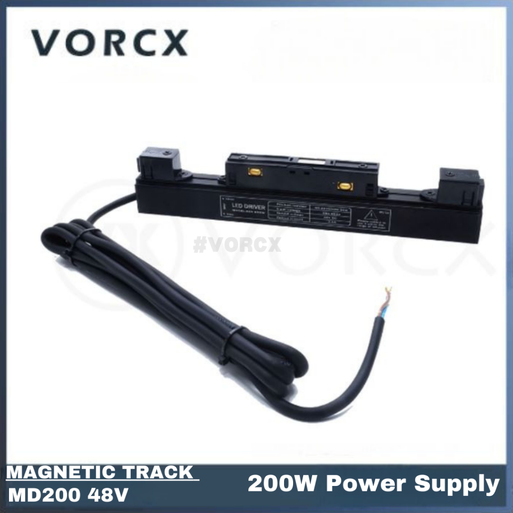 STD MAGNETIC TRACK Light Series 48V 100W/200W/300W Power Supply White ...