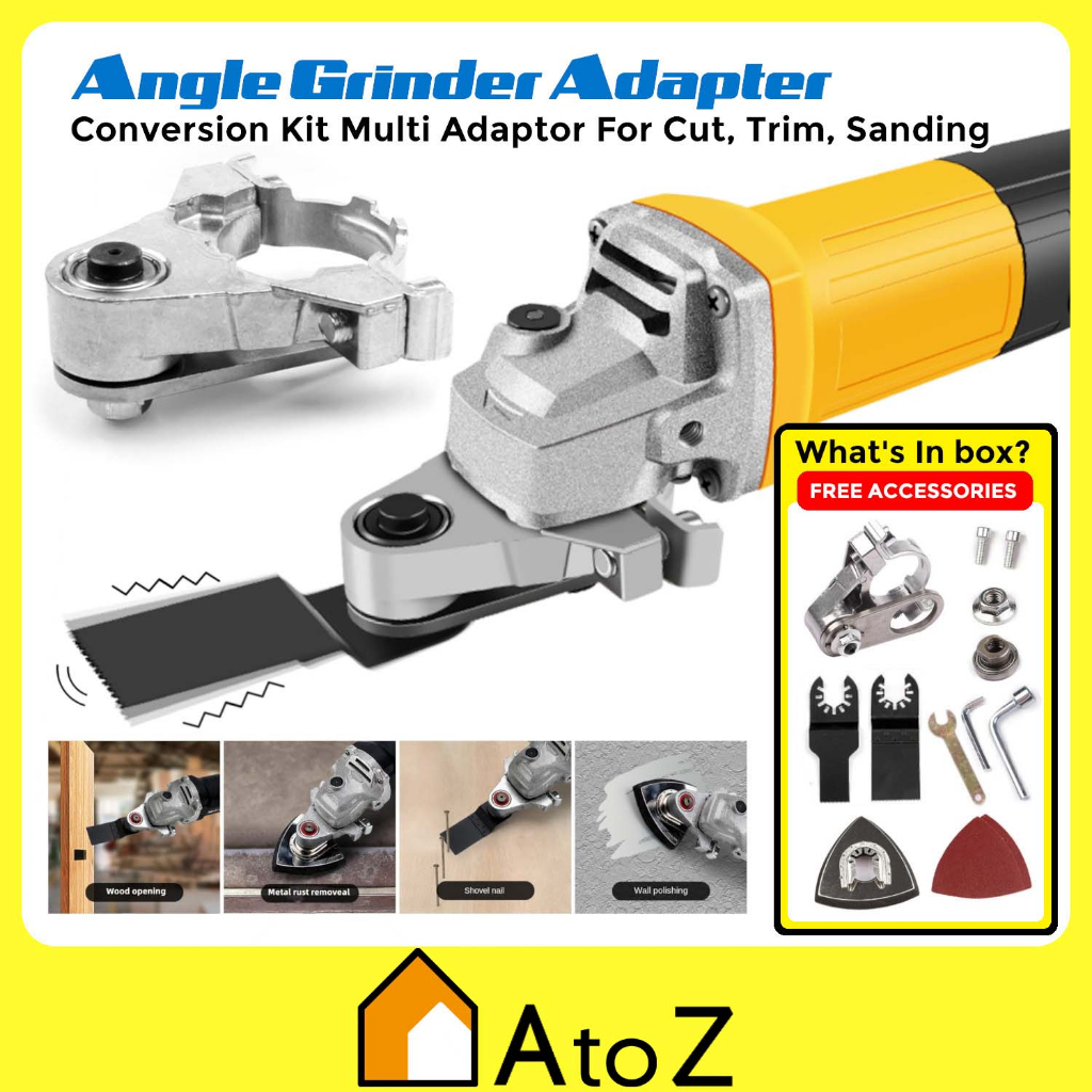 Angle Grinder 100mm Conversion Kit Adapter Converter Oscillating ...