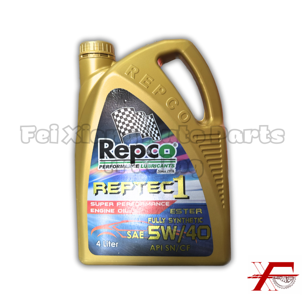 REPCO Reptec 1 5W/40 API SN/CF Ester & PAO Fully Synthetic Super ... REPCO Reptec 1 5W/40 API SN/CF Ester & PAO Fully Synthetic Super ...