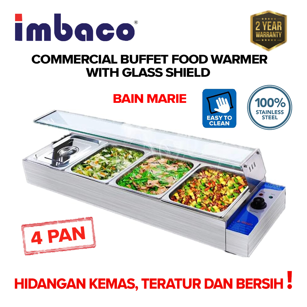 Imbaco Electrical Commercial Bain-Marie Food Warmers Stainless Steel ...