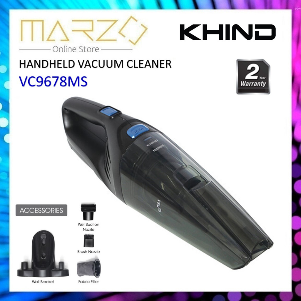 Khind Cordless Vacuum Cleaner VC9678MS / Vakum Kereta Pembersih Vacum ...