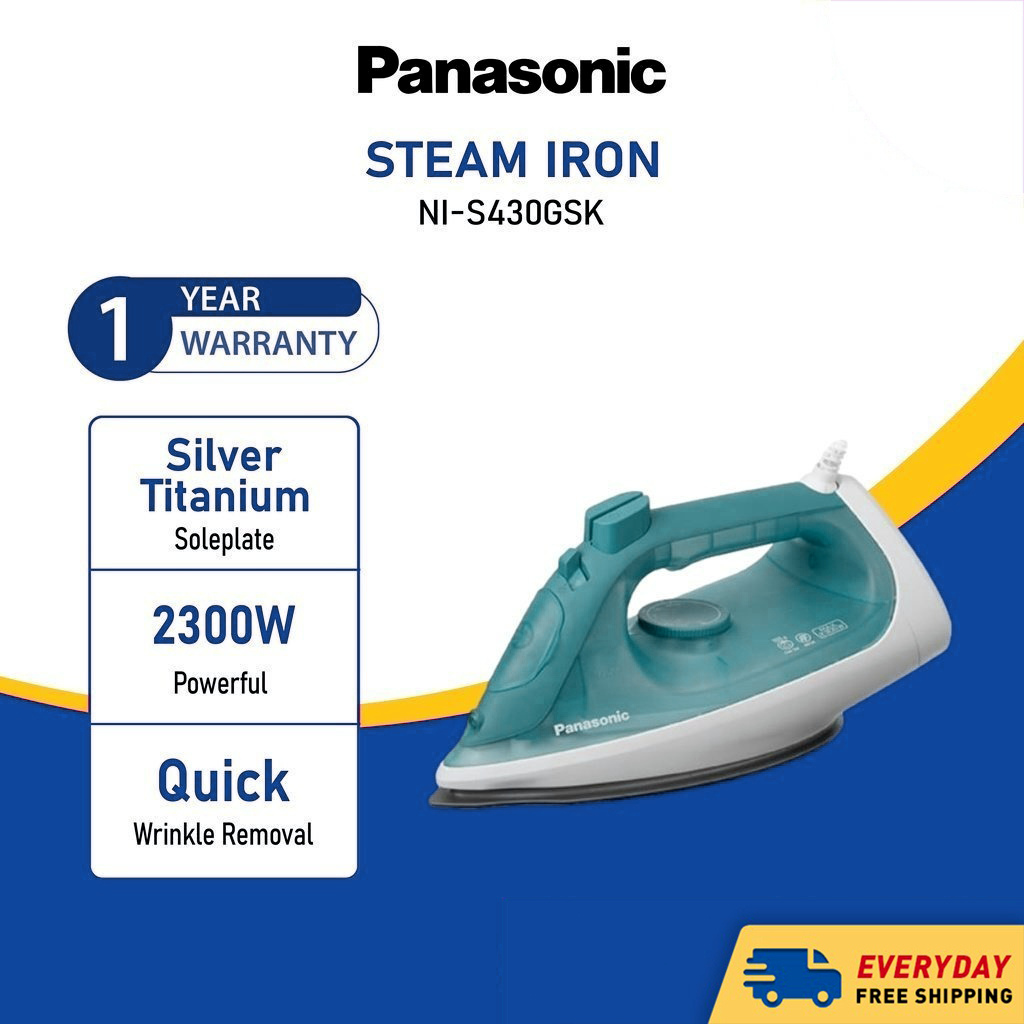 Panasonic Ni-S430 Steam Iron With Powerful Steam For Quick & Easy ...