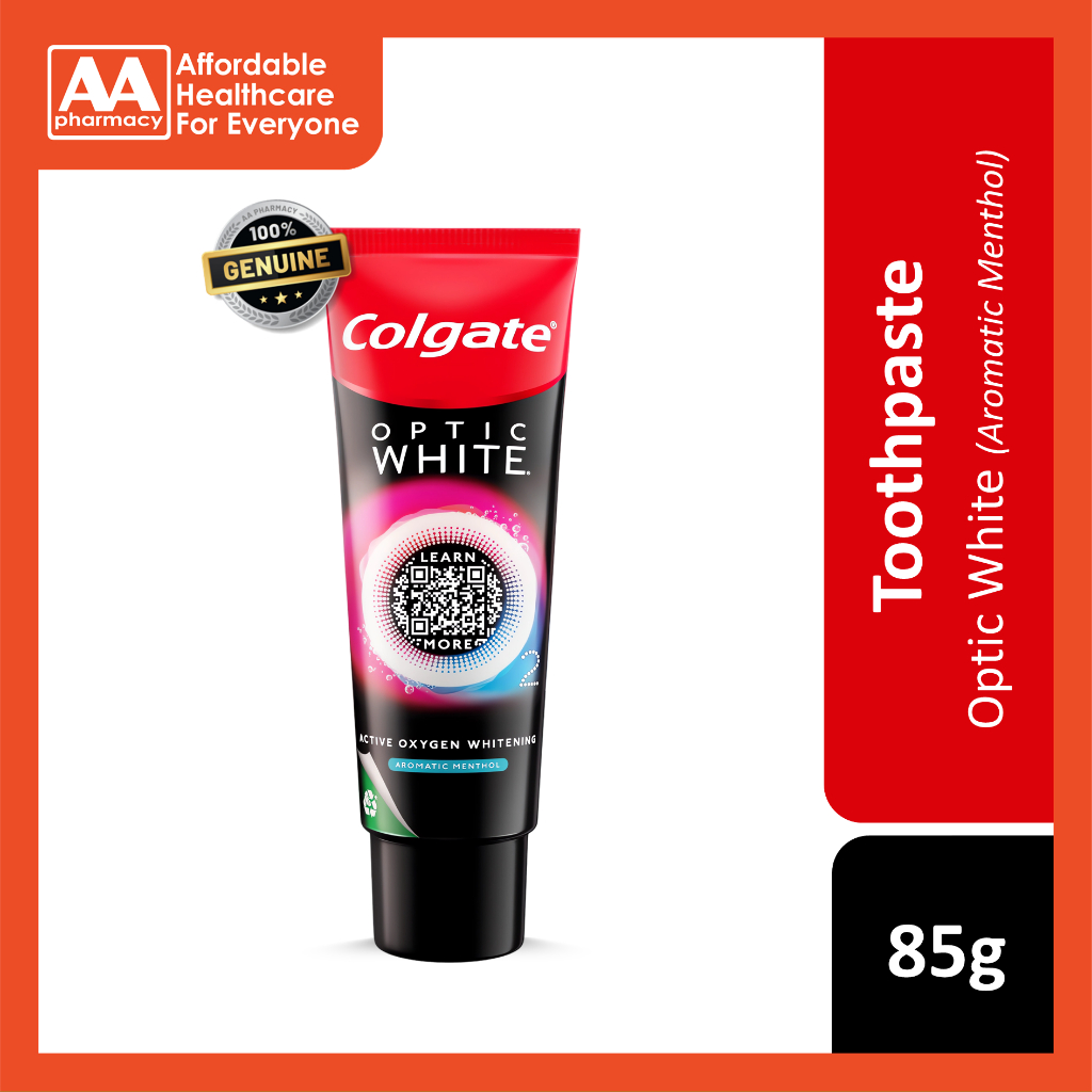 Colgate Optic White O2 Aromatic Menthol Toothpaste 85g | Shopee Malaysia