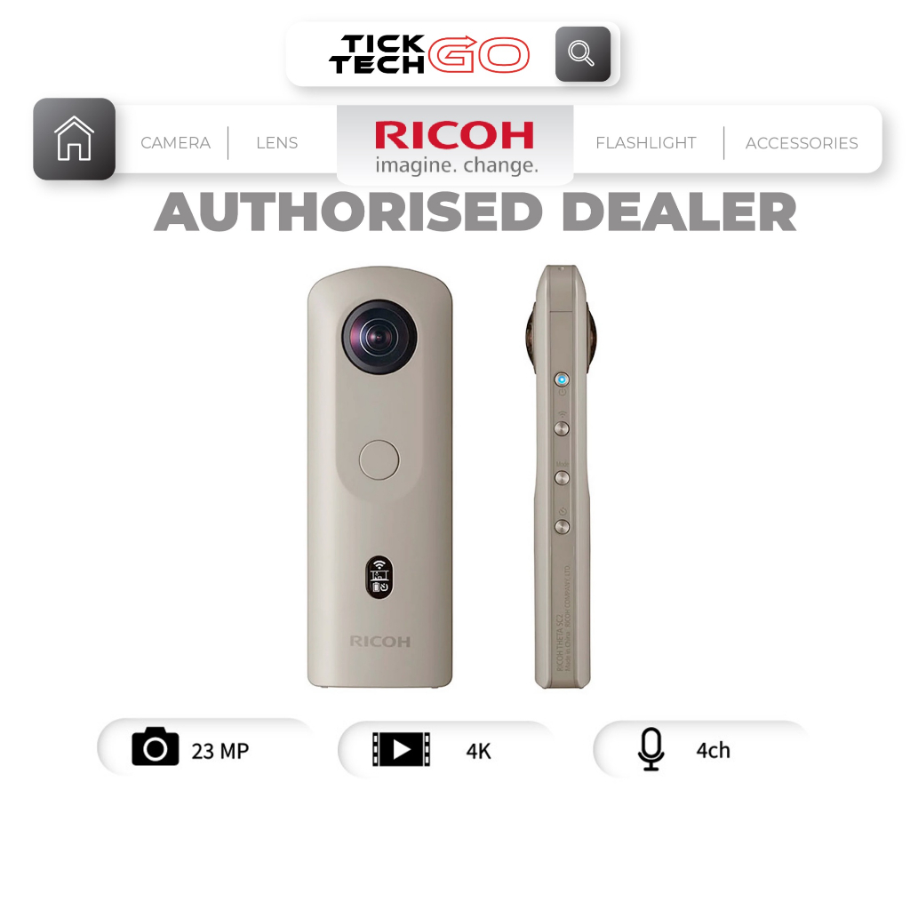 Ricoh THETA SC2 360 Camera for Business (Perfect for Business Use) | Shopee Malaysia